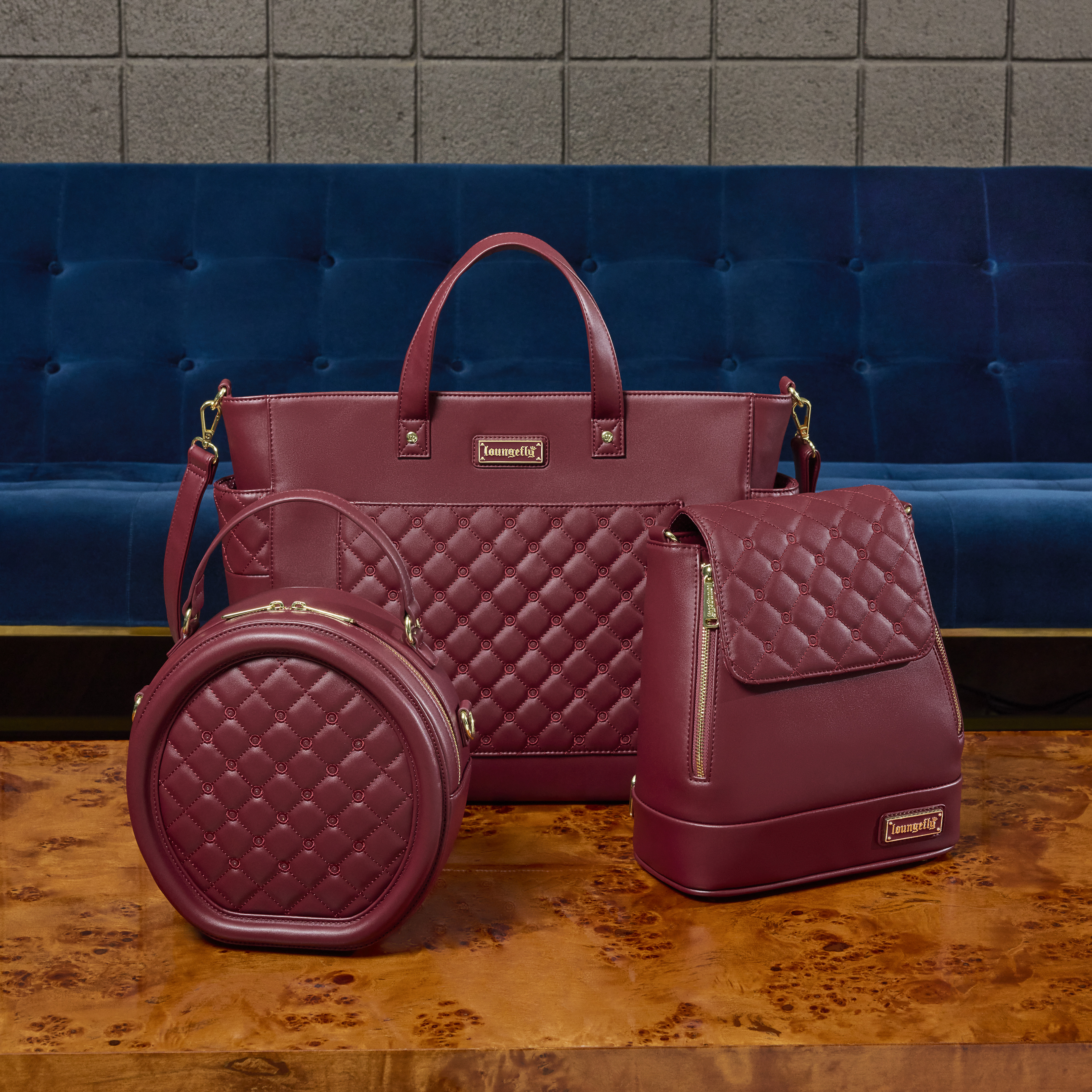 Loungefly The Lilly Red Convertible Mini Backpack & Crossbody Pin ...