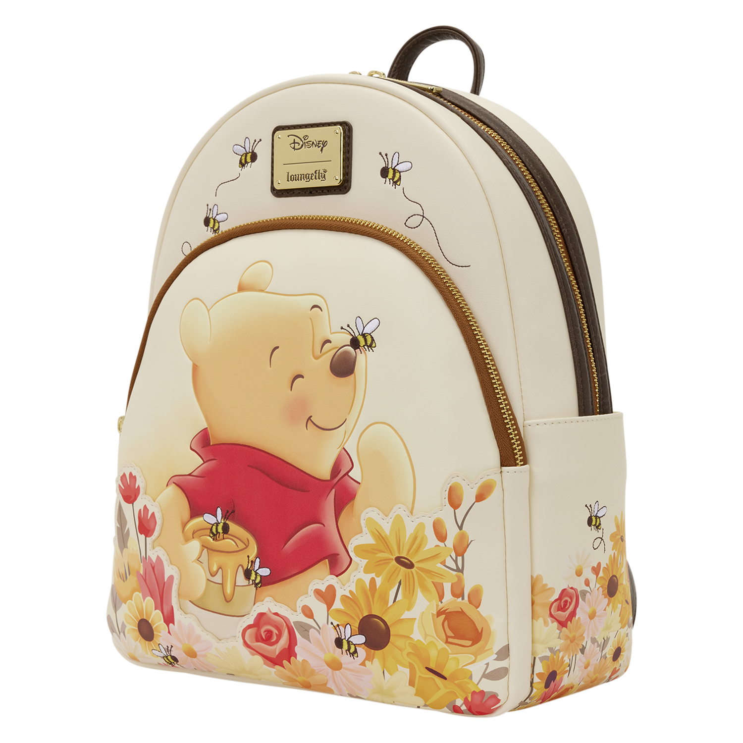 Winnie the Pooh Bees & Flowers Mini Backpack | Loungefly