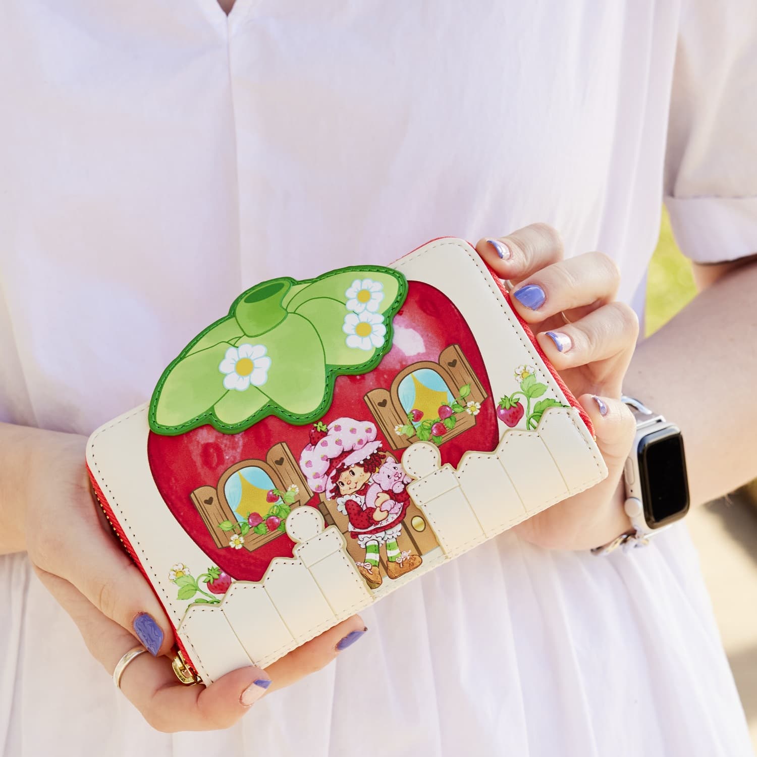 Strawberry Shortcake Strawberry House Zip Around Wallet