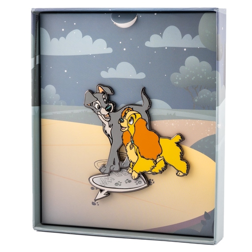 Lady and the Tramp Lenticular Pin
