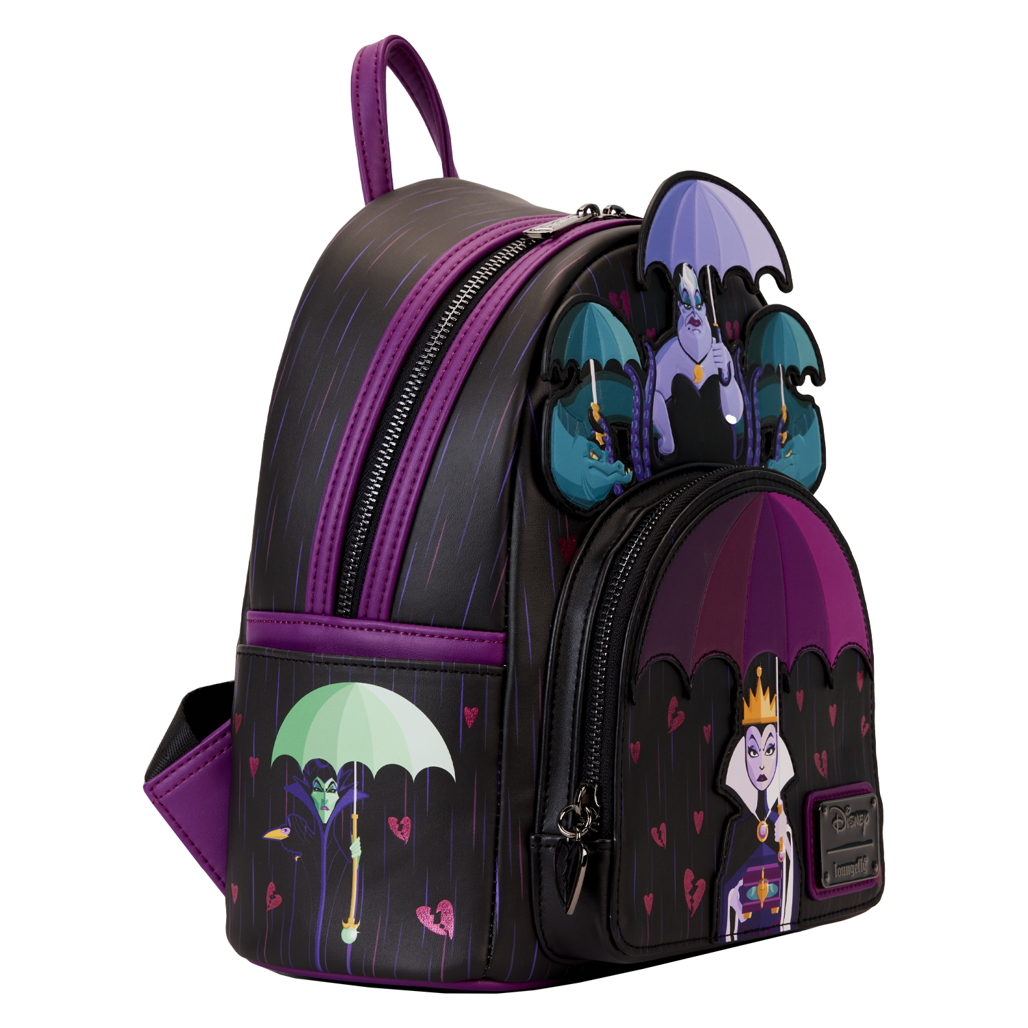 Disney Villains Curse Your Hearts Mini Backpack | Loungefly